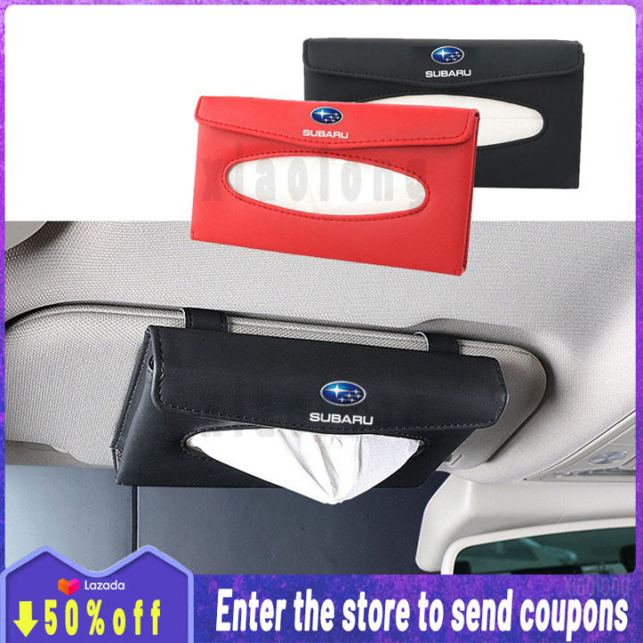 high quality Car Sun Visor Tissue Storage Box Case Auto Paper Towel ...