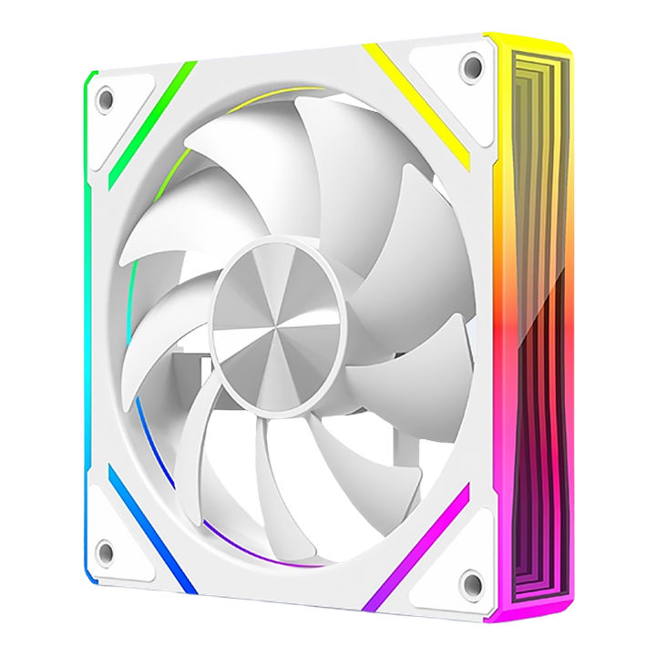 120mm PC RGB Fan with 5V 3Pin ARGB Plug Daisy Chain Case Fan 4 Pin PWM ...
