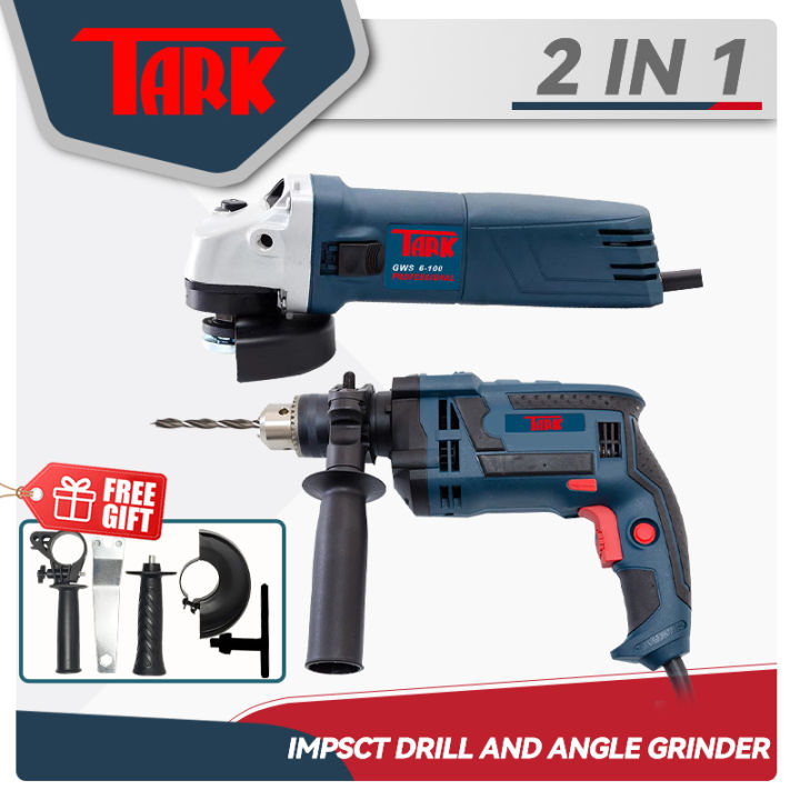 *Ready Stock* 2 in 1 IMPACT DRILL AND GRINDER WITH COMPLETE ACCESSORIES ...