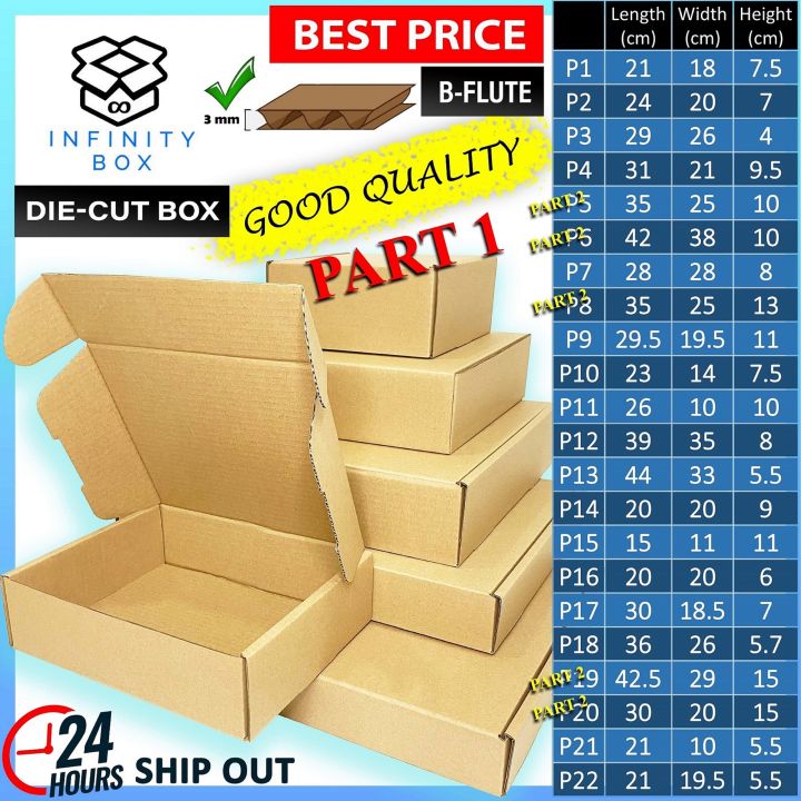 PART 1 Harga Direct Kilang Kotak Packing Box Gift Box DIE-CUT Box ...