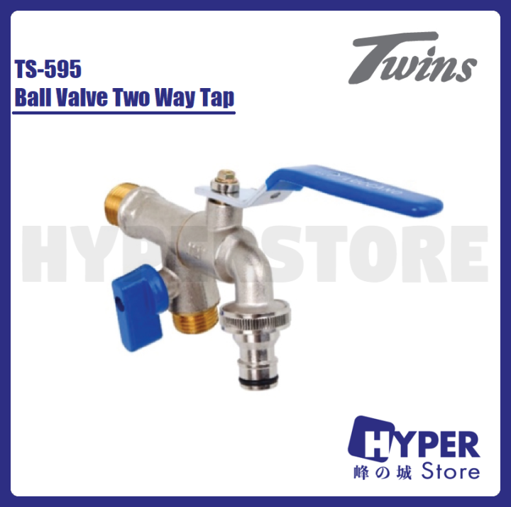 Ball Valve Two Way Garden Tap / Rust resistant Tap / Ketuk Dua-Cara ...