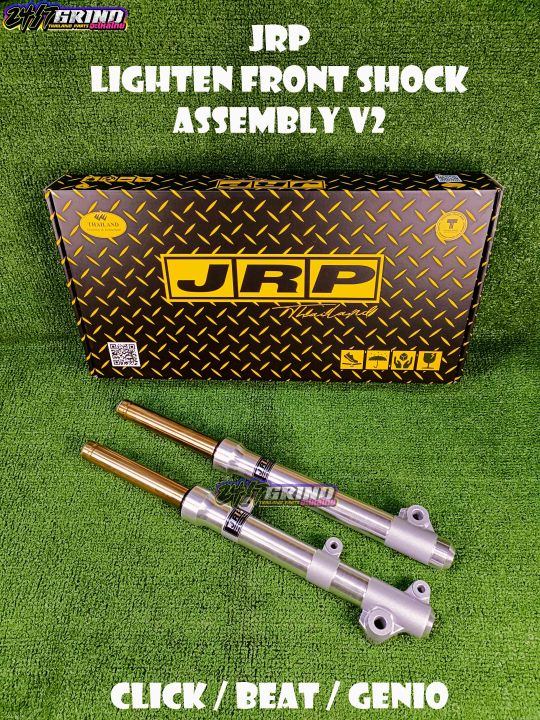 HONDA CLICK 125 / CLICK 150 JRP LIGHTEN FRONT SHOCK ASSEMBLY VERSION 2 GOLD INNER THAILAND MADE ...