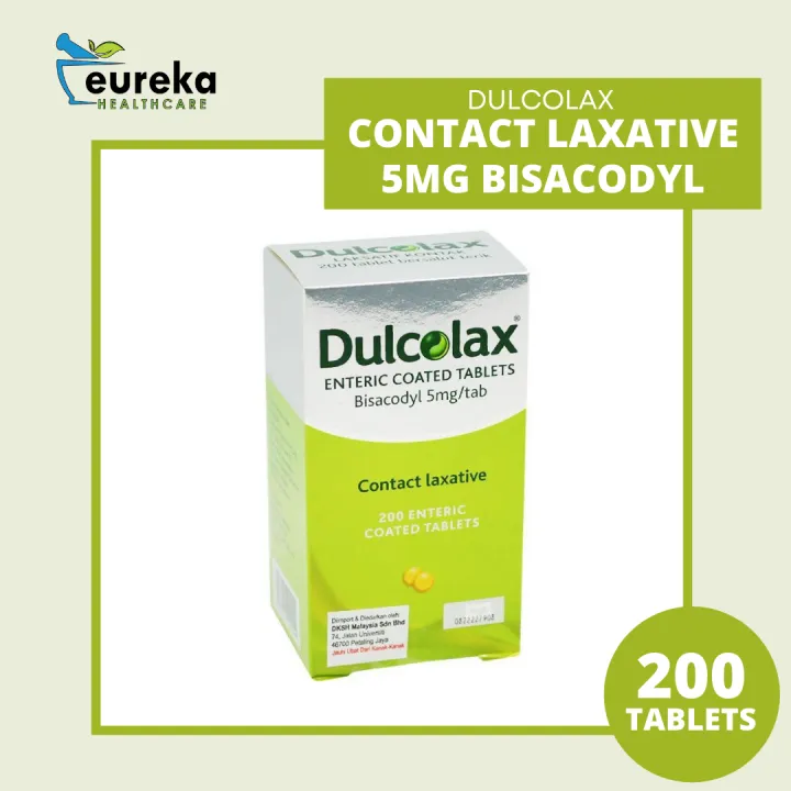 DULCOLAX TAB 20'S X 10 - BOX | Lazada