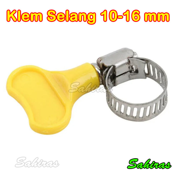 Klem Selang Stainless Kuping Ukuran 5/8 inch atau Clem Selang 10-16 mm ...