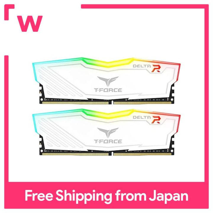 Team RGB WHITE (light emitting type) DDR4 3200Mhz (PC4-25600) 16GBx2 ...