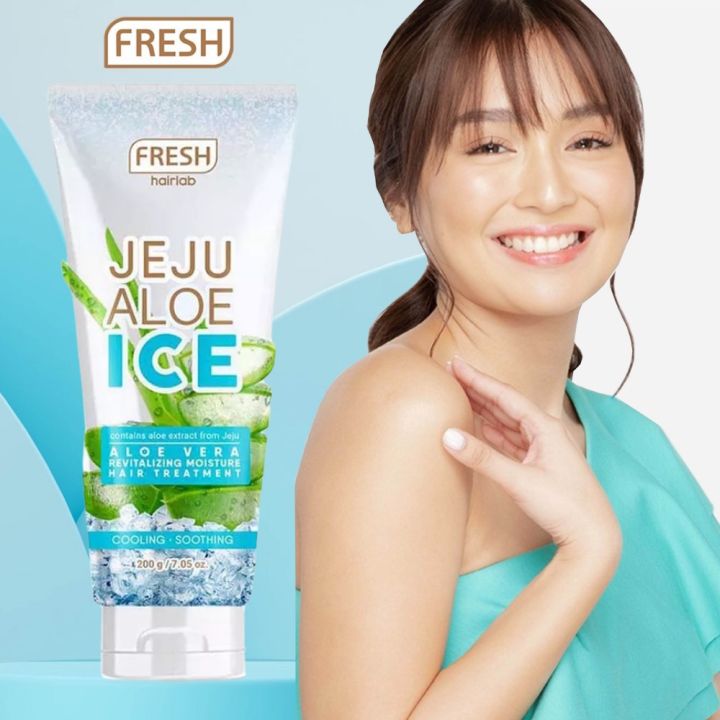ORIGINAL FRESH HAIRLAB JEJU ALOE ICE HAIR TREATMENT 200G NOURISH SILKY ...