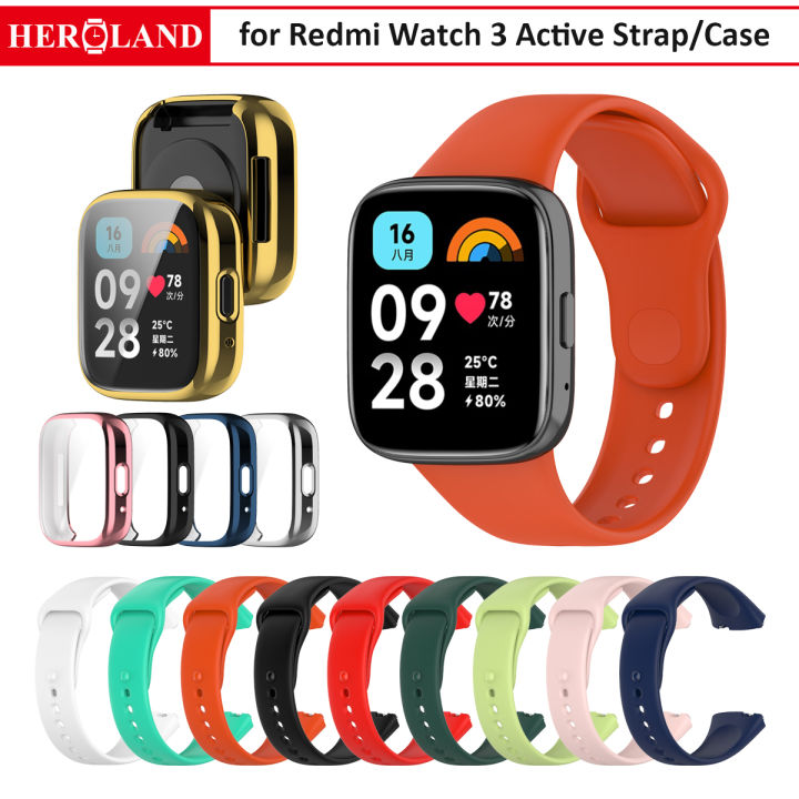 Silicone Strap and Case For Redmi Watch 3 Active/Lite Replacement Wrisband | Lazada PH
