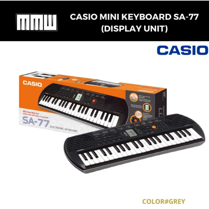 Casio Mini Keyboard SA-76 With Free Bag(Display Unit) | Lazada