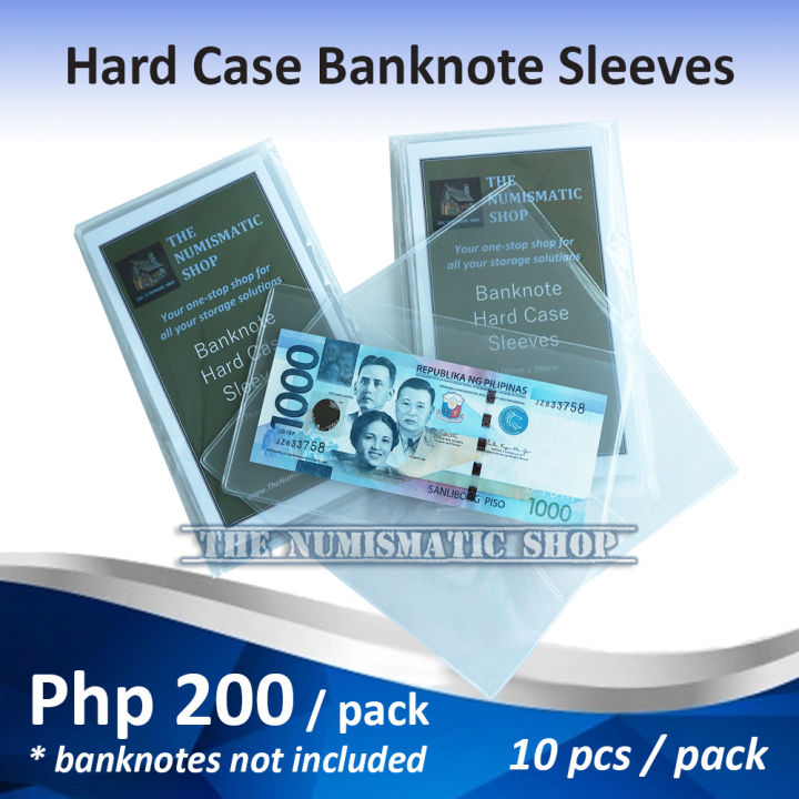 Hard Case Banknote Sleeves (10 pieces per pack) | Lazada PH