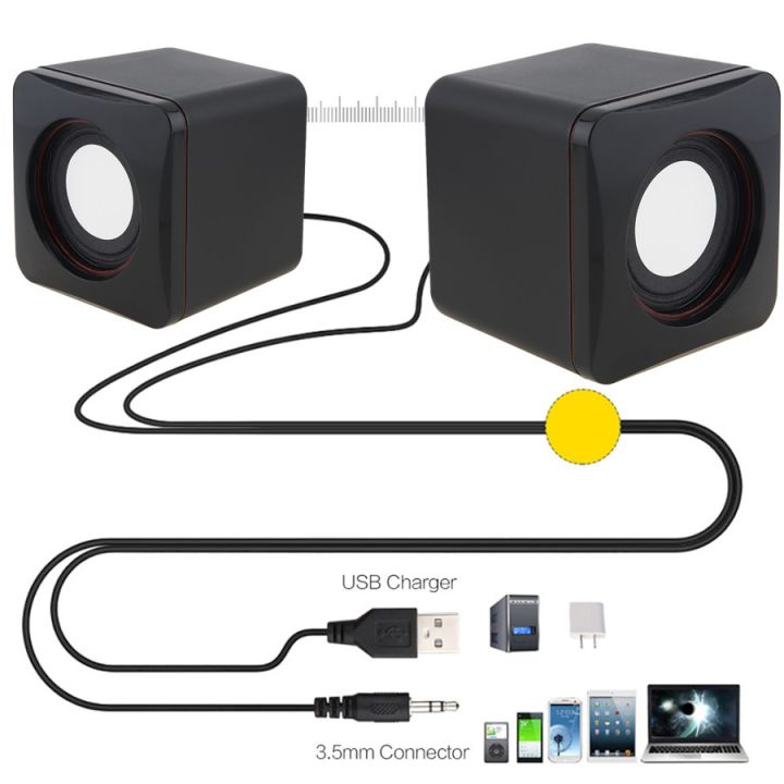 [GOOD]101Z USB 2.0 Speakers with 3.5mm Stereo Jack and USB Powered for ...