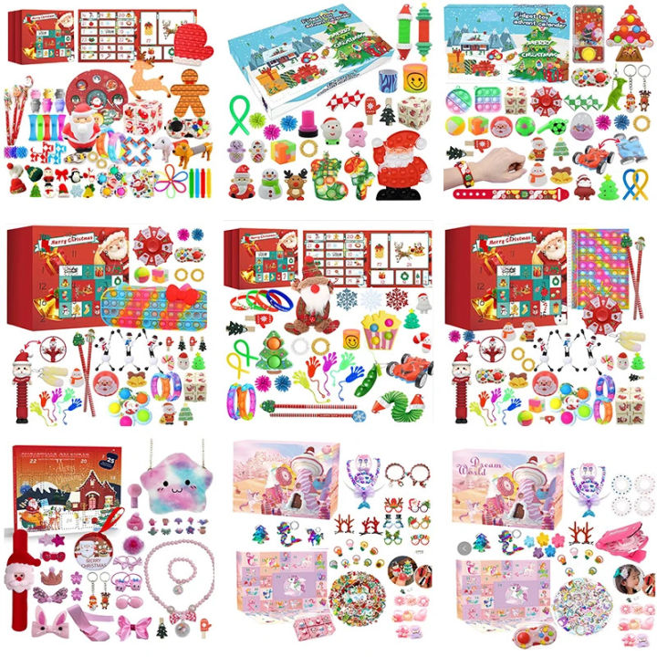 sloona Advent for Kids DIY Jewelry Anti Stress Fidget Box 24Day ...