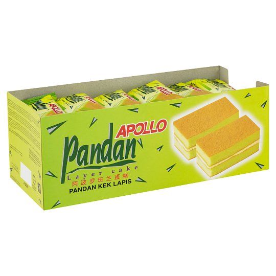Apollo Pandan Layer Cake (24 x 18g) | Lazada