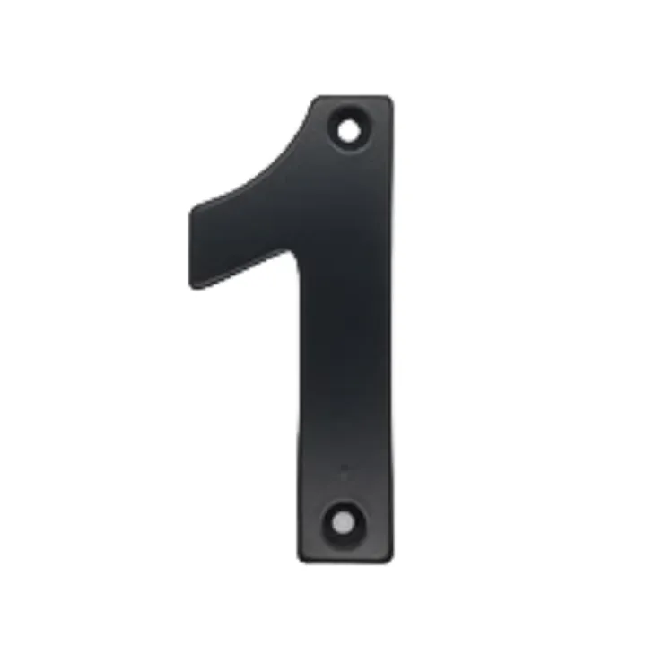 Shophouse | (5 Inches) Black House Number Sign - House Letter Sign ...