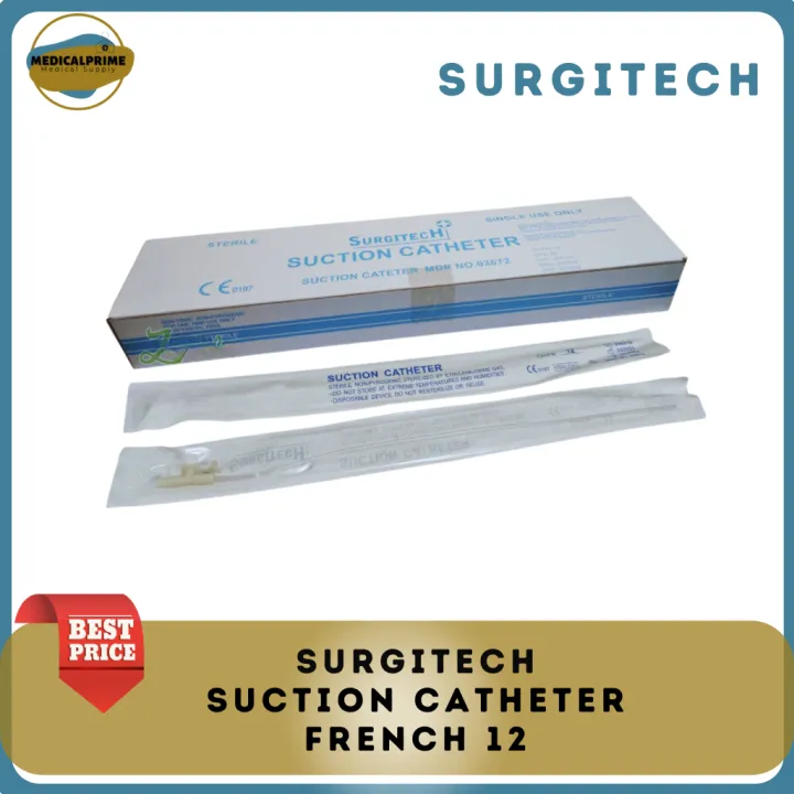 SUCTION CATHETER FR 8 AND FR12 SURGITECH OR PARTNERS BRAND | Lazada PH