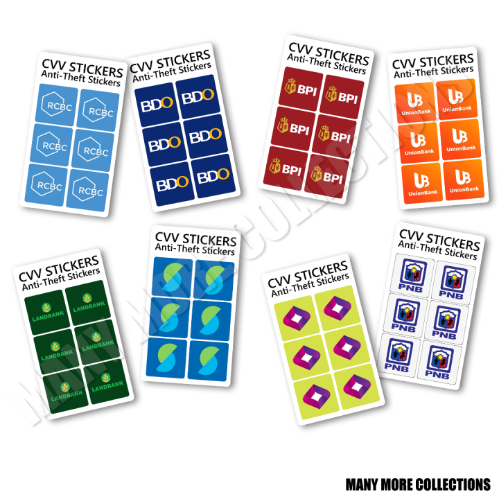 CVV cover sticker for ATM Card Protection | Anti-Theft sticker | BDO ...