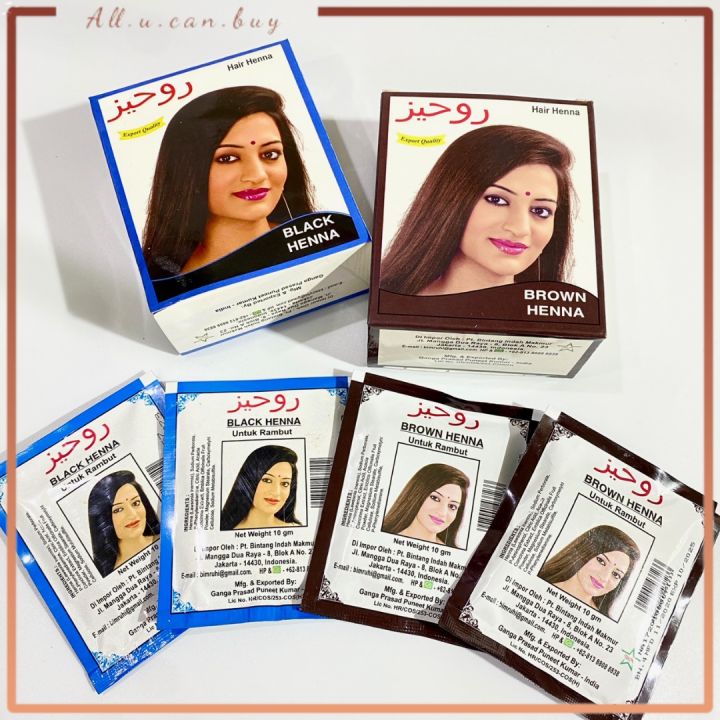 Henna Pewarna Rambut Per Sachet 10 Mg | Lazada Indonesia