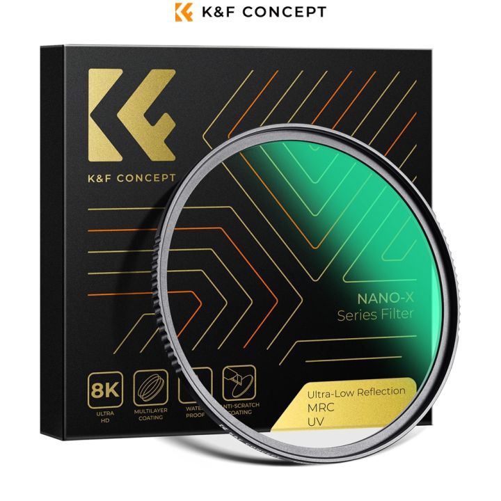 K&F Concept Filter UV 0.1% Ultra Low Reflection Titanium Coating Nano-X Series | Lazada Indonesia