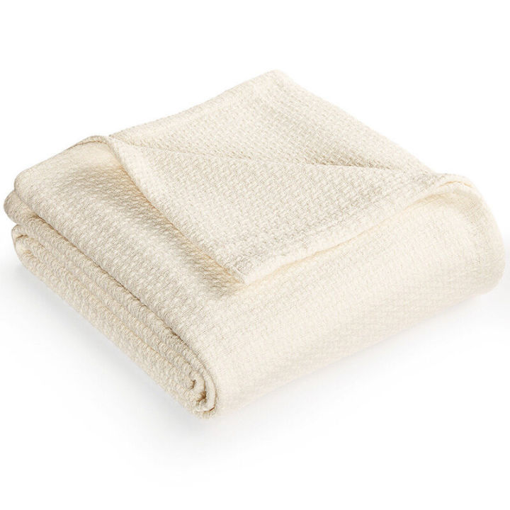 Pure Cotton Thread Blanket Napping Blanket Home Office Air Conditioning ...