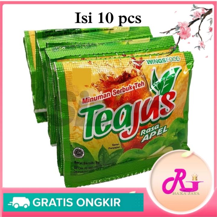 PROMO Teajus Rasa APEL isi 10 Sachet Tea Jus Minuman Teh Bubuk Instant ...