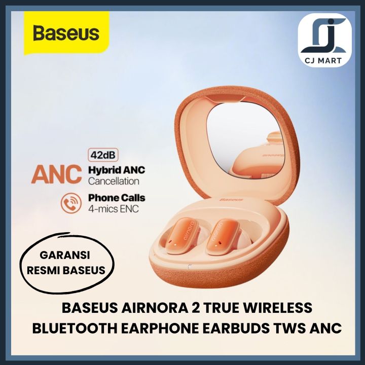 BASEUS AIRNORA 2 TRUE WIRELESS BLUETOOTH EARPHONE EARBUDS TWS ANC ...