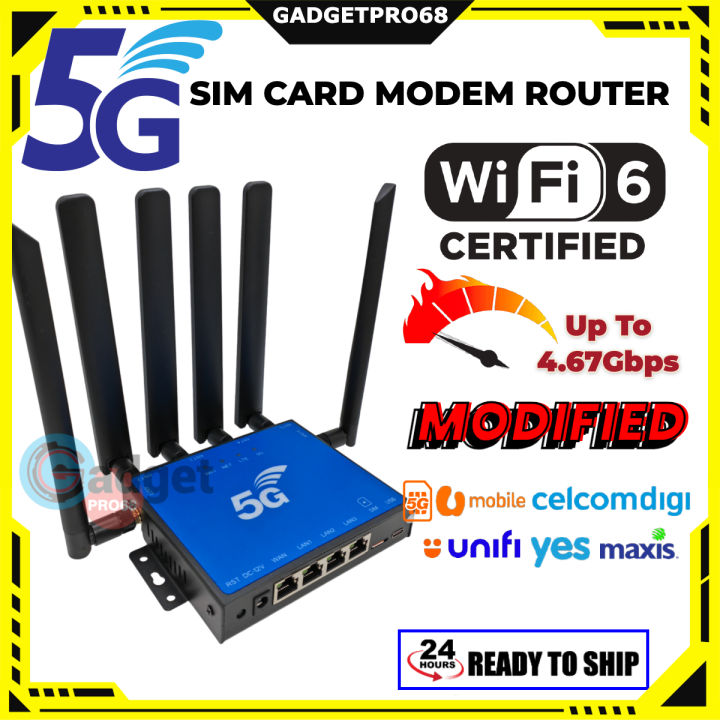5G NR CPE CP502 WiFi-6 Qualcomm X55 Unlimited Internet Hotspot High ...