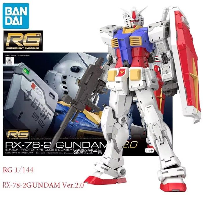 RG 1/144 Gundam RX 78-2 Version 2.0 Original Bandai | Lazada Indonesia