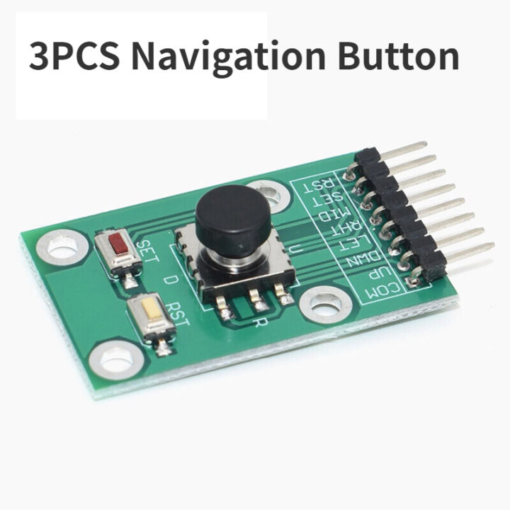 3PCS Standalone Keyboard for Arduino Joystick Module Five-way Navigation Button Module for MCU ...