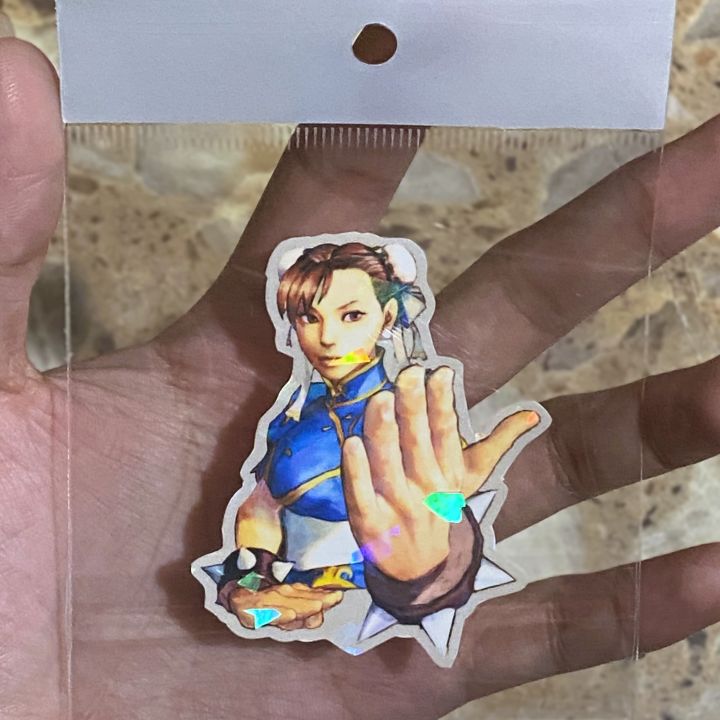 sticker street fighter chun li defense decal waterproof sticker decal ...