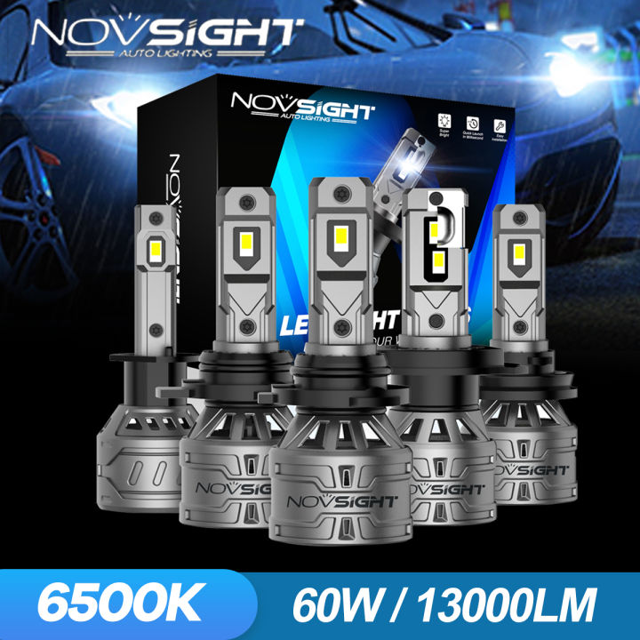 Novsight N61 Led Car Headlight โคมไฟรถยนต์ H4 H11 9005 9006 หลอดไฟหน้ารถ 60W 13000LM 6500K ปลั๊ก ...