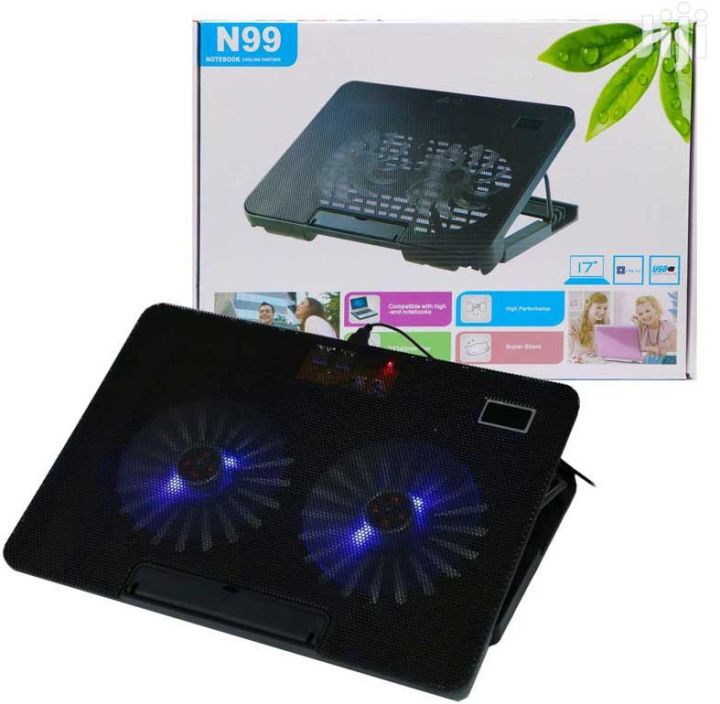 N99/N19 Colling Laptop Stand laptop Cooler Pad one big LED light fan ...