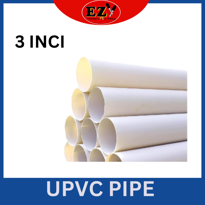 UPVC PIPE 3" (FEET) 82MM | Lazada