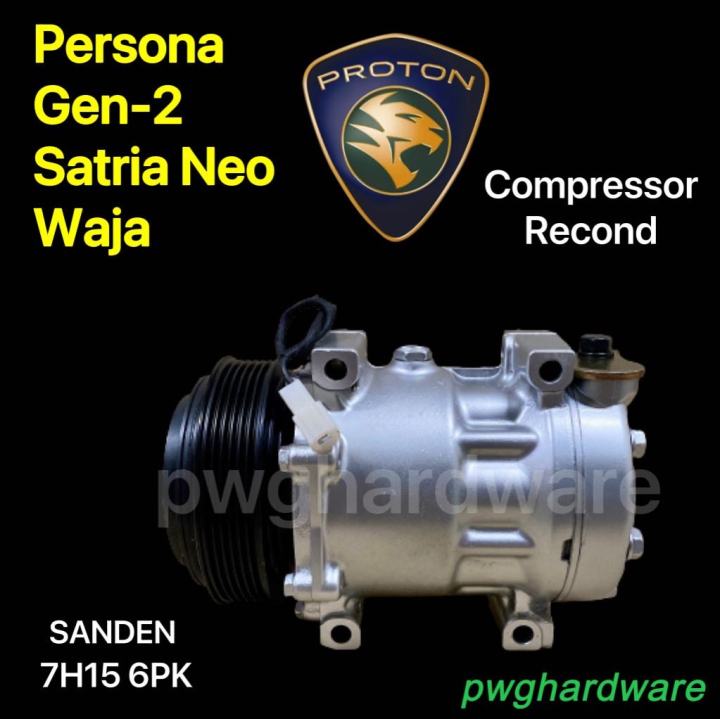 NCT Recond AirCond Compressor Proton Gen-2 / Satria Neo / Waja Campro 1 ...