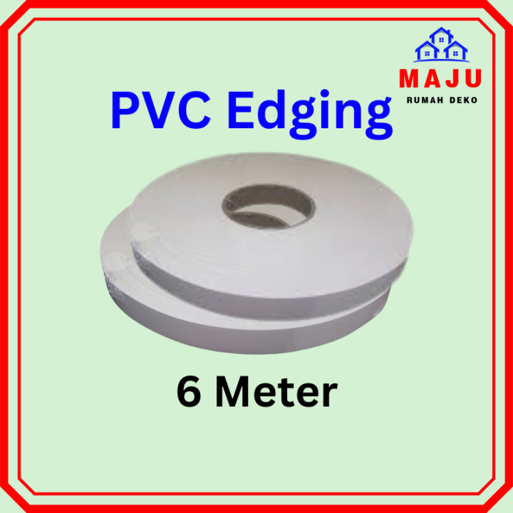MAJU PVC edging 6 Meter for Wood Panel Width 19mm 32mm Storage Box sisi ...