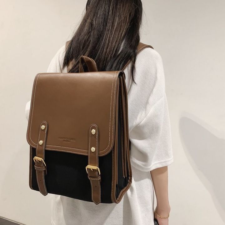 Joy's latest girls' backpack, new vintage British college style college ...