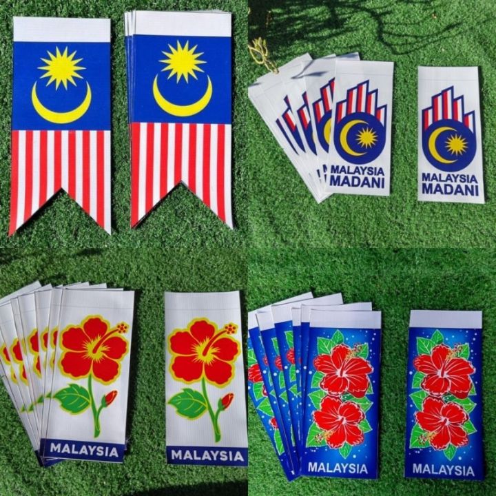 20 Keping Bendera Hiasan Merdeka Malaysia Flag - Semarakkan Suasana ...