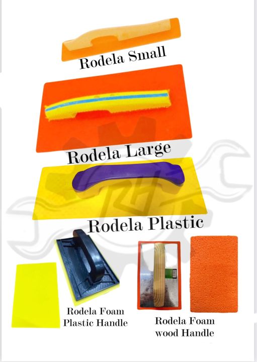 RODELA-PLASTERING TROWEL/RUBBER CEMENT TROWEL/RODELITA (RUBBER)(PLASTIC ...