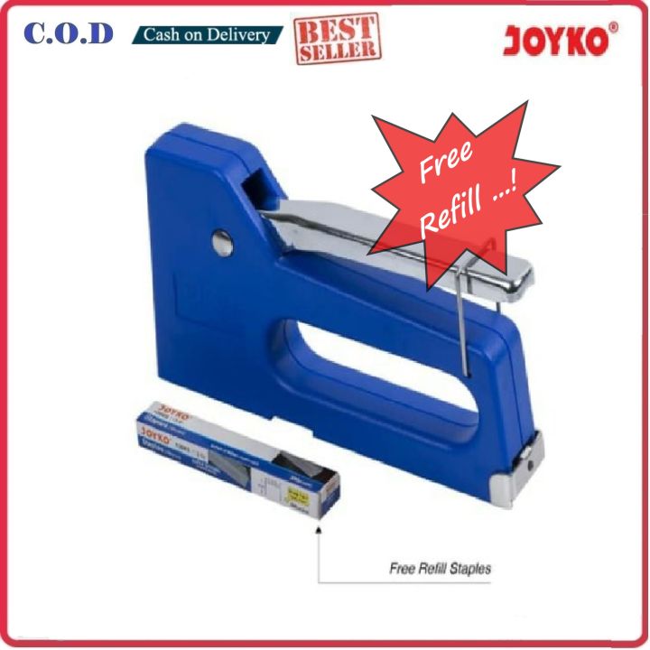 ( FREE REFILL ) Gun Tacker Joyko / Stepler Tembak Joyko GT-700 ...