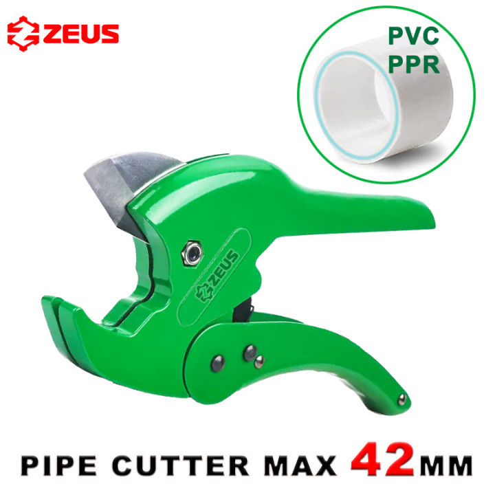 PVC, PPR Pipe Cutter Ratchet Scissors max 42mm Tubes Cutter PU/PP/PE ...