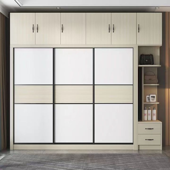 Modern simple sliding door custom-made wardrobe sliding door ecological ... Modern simple sliding door custom-made wardrobe sliding door ecological ...