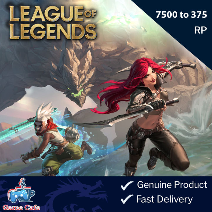 League of Legends 7500 RP to 375 RP Gift Card - GameCafe PH | Lazada PH