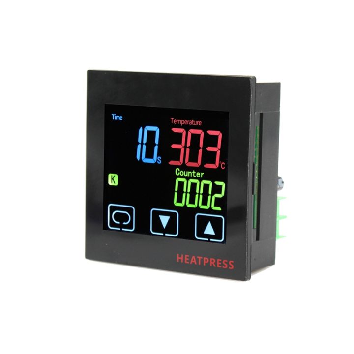 Hot Stamping Temperature Controller with Timer and Counter Function Time Alarm Heat Press ...