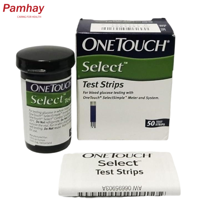 (หมดอายุ: 03/2025) One Touch / Onetouch Select Simple Test Strip 50แผ่น ...
