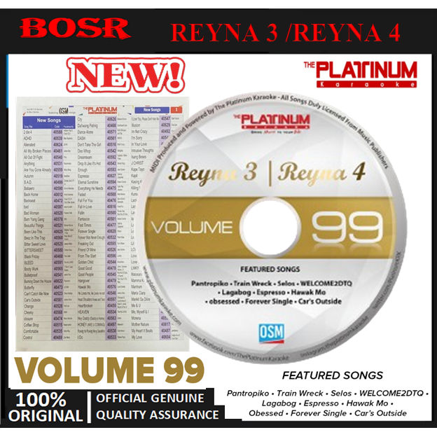 Platinum New Reyna 3 Volume 99 Update CD (2024) | Lazada PH