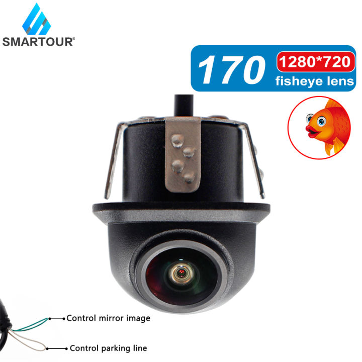 SMARTOUR 170 Degree CCD Reversing Camera Fisheye Lens HD Night Vision ...