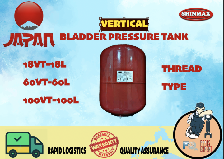 Vertical Bladder Tank Expansion Tank Air Pressure Tank 18VT 60VT 100VT ...