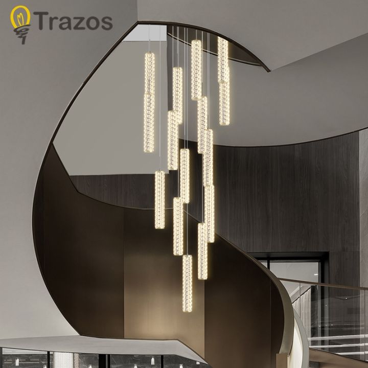 TRAZOS Ceiling Lights Modern Acrylic Glass led Pendant Lights Hanglamp ...
