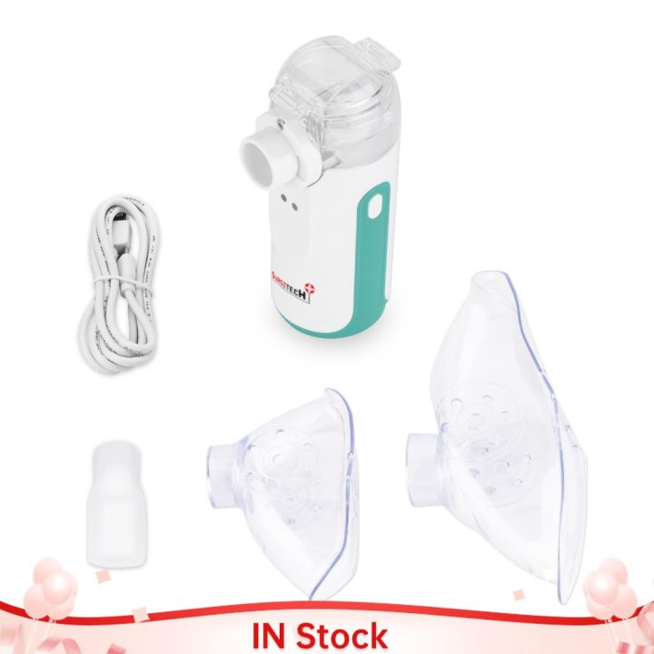 SURGITECH Rechargeable Portable Mesh Nebulizer GREEN (New Model ...