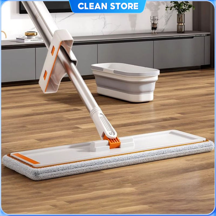 Flat mop Floor 360 Rotation Automatic cleaning Mop Lengthen Flat Mop ...