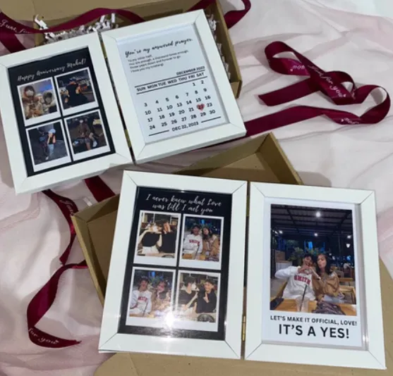 Customized frame Glass Book Type Calendar Frame | Personalized ...