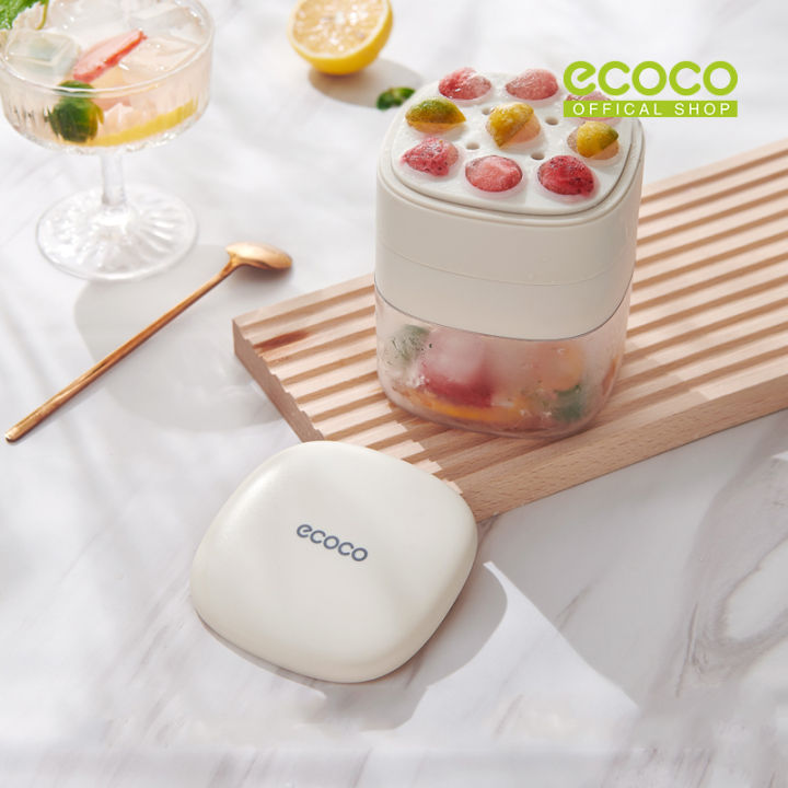 ECOCO Icebox Round - Cetakan Es Puding Mpasi Ice cube Es Batu Ice Cream ...